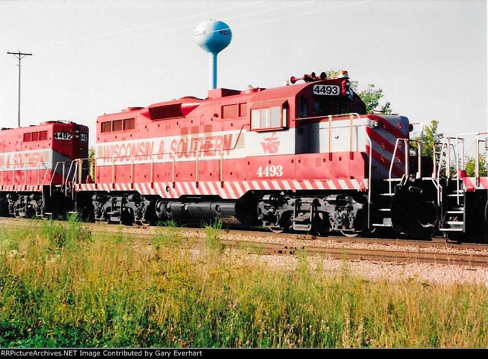 WSOR GP9E #4493 - Wisconsin & Southern RR